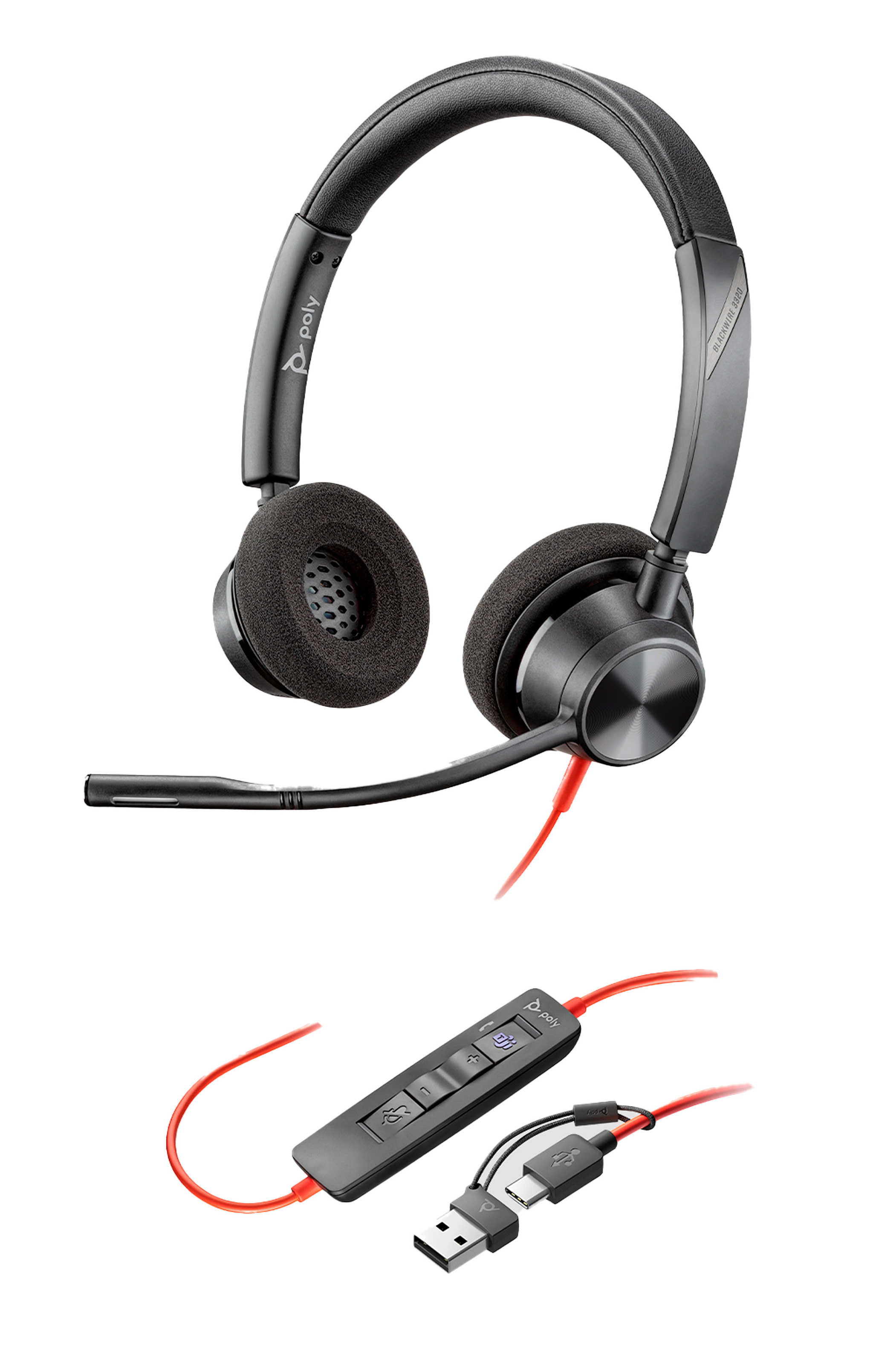 Poly Blackwire - Business Professional Wired Headset